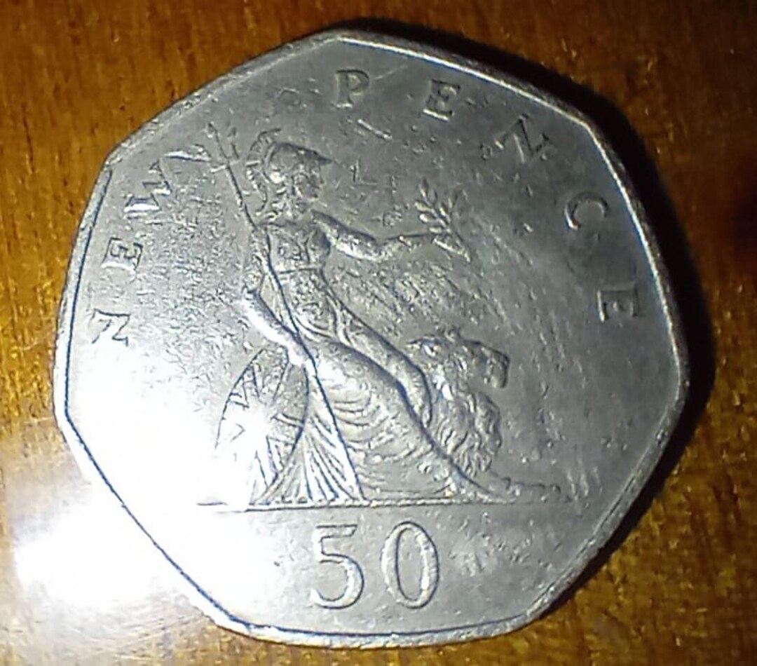 50 NEW PENCE 1969 - Etsy