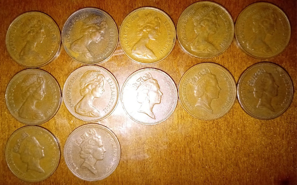One Penny 1971-1990 Pack - Etsy