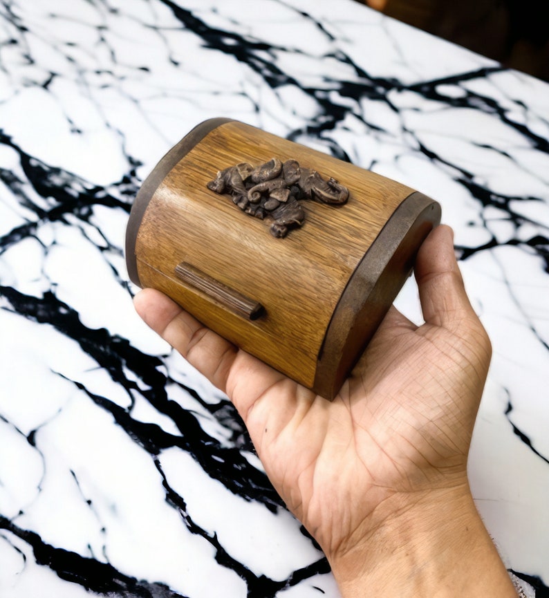 Thai Elephant Business Card Box, Thai Souvenir Gift Box, Office Decor ...