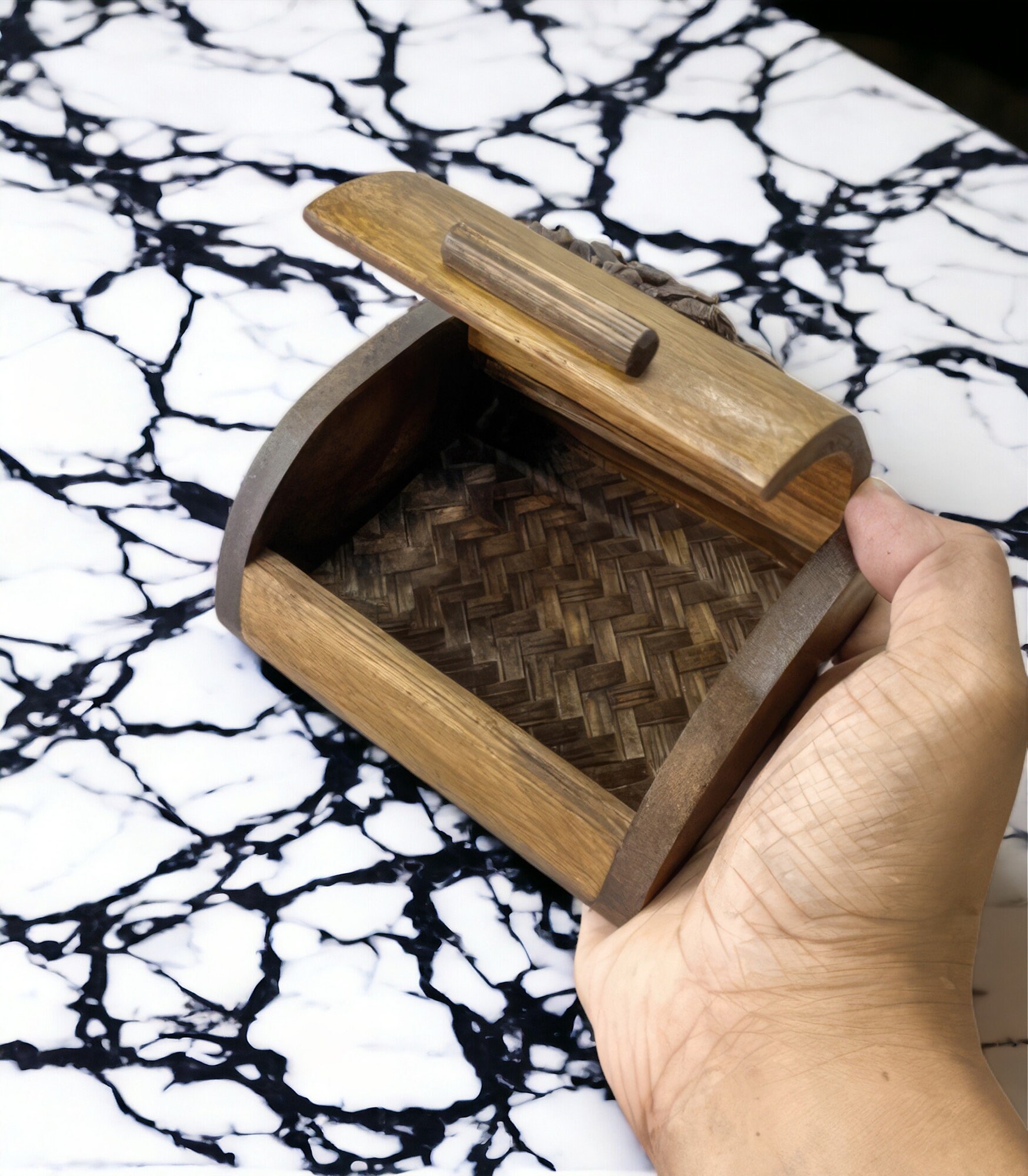 Thai Elephant Business Card Box, Thai Souvenir Gift Box, Office Decor ...