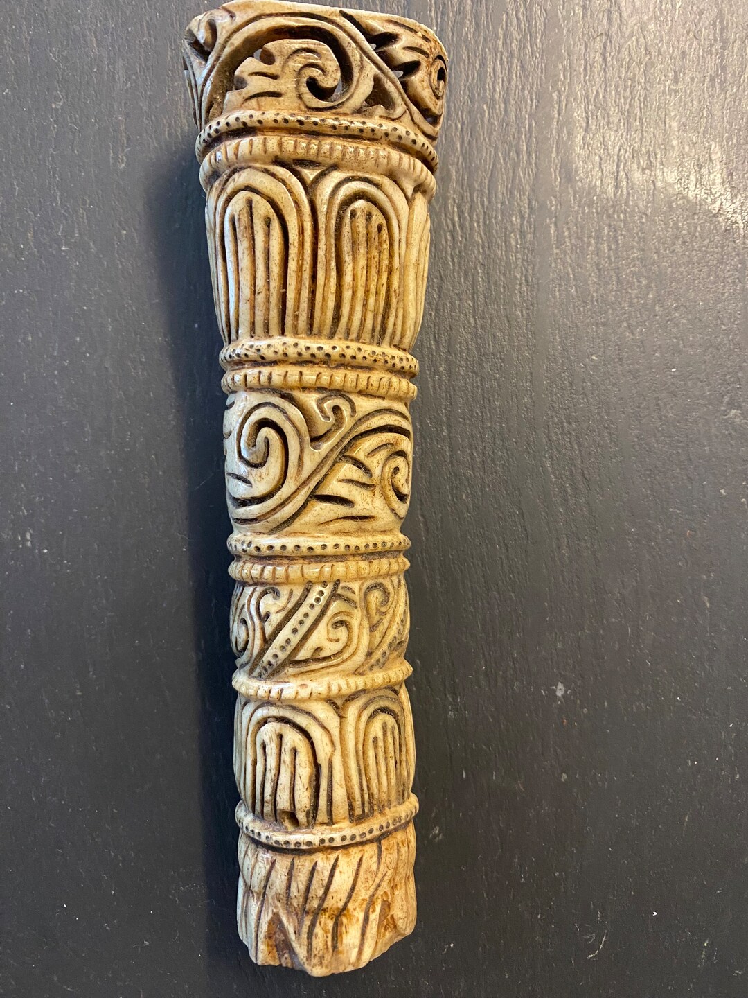 Tibetan Carved Bone Handgrip With Wonderful Art Ornaments. - Etsy