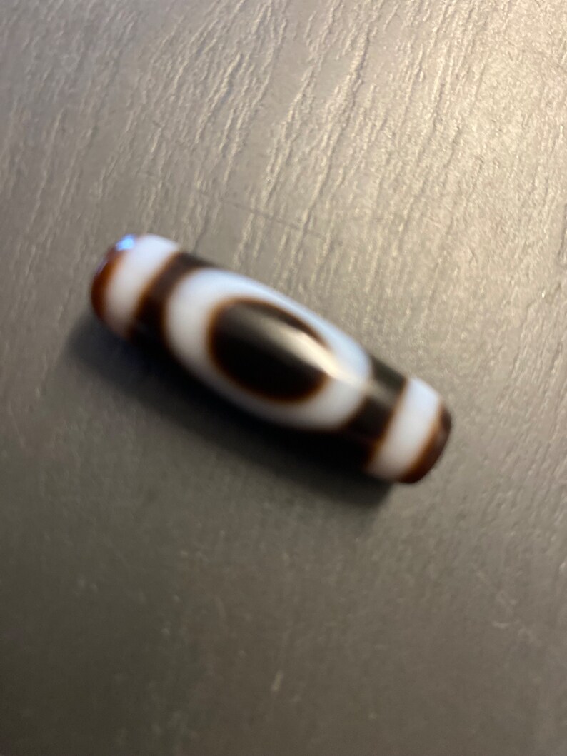 Agate Bead With Sky and Earth Motif - Etsy