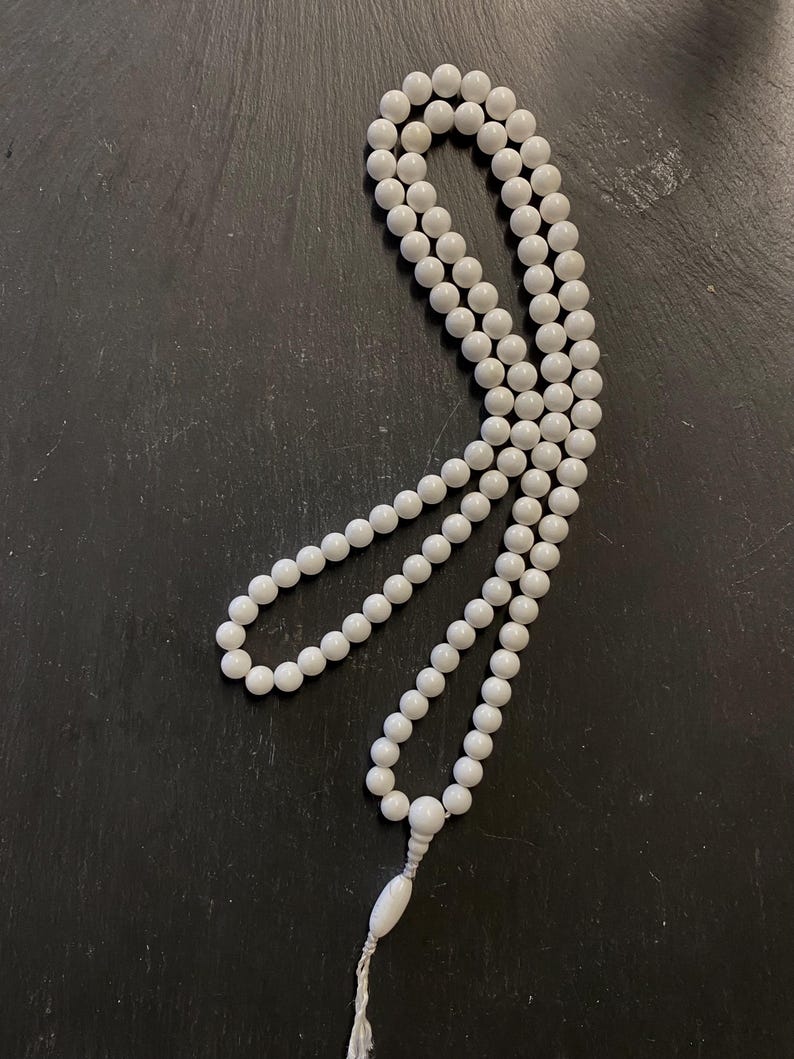 Authentic Natural Conch Shell Practitioner’s Prayer Beads - Etsy UK