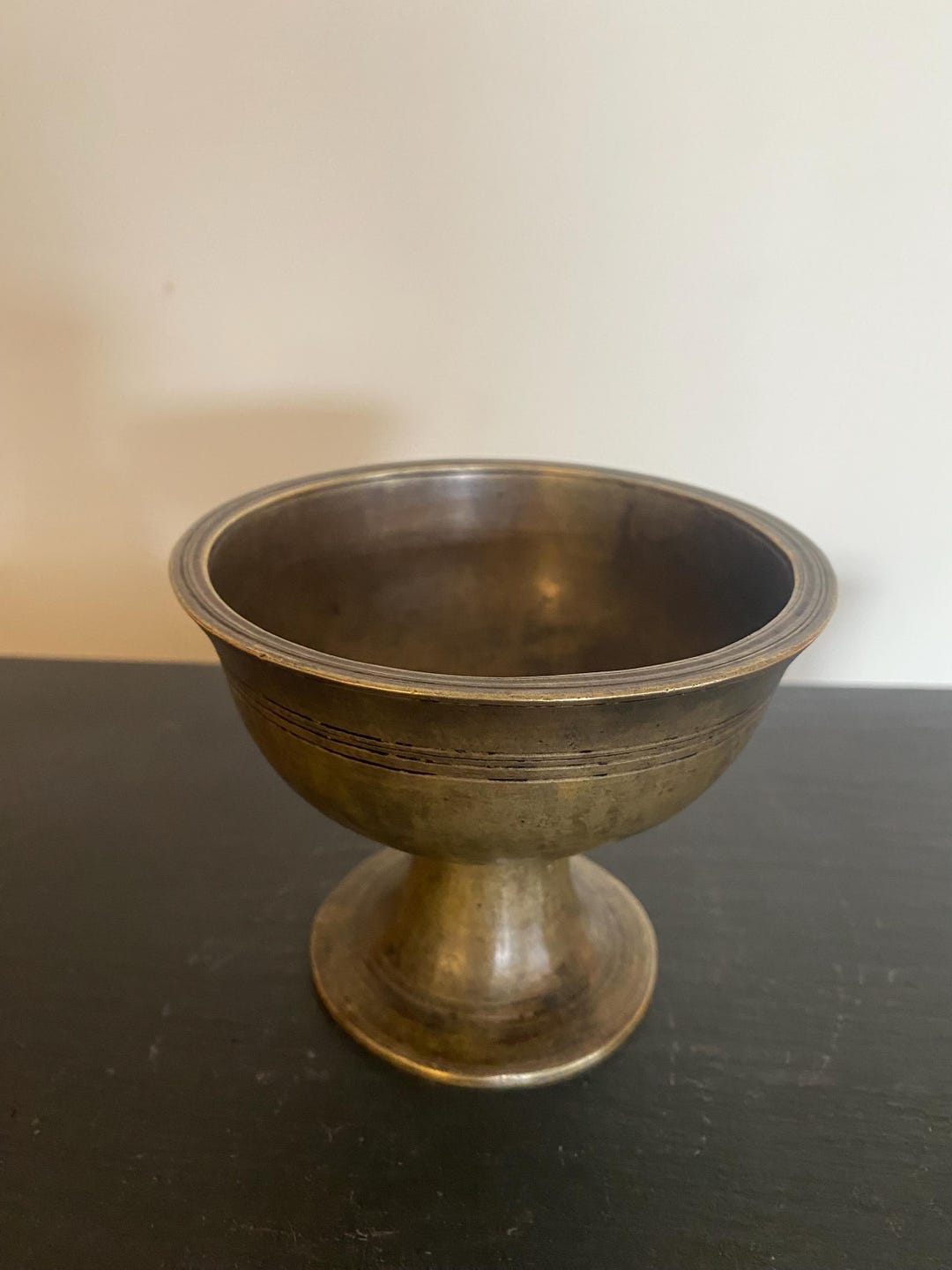 A Stunning Old Tibetan Himalayan Offering Cup Solid Cast Bronze . - Etsy UK