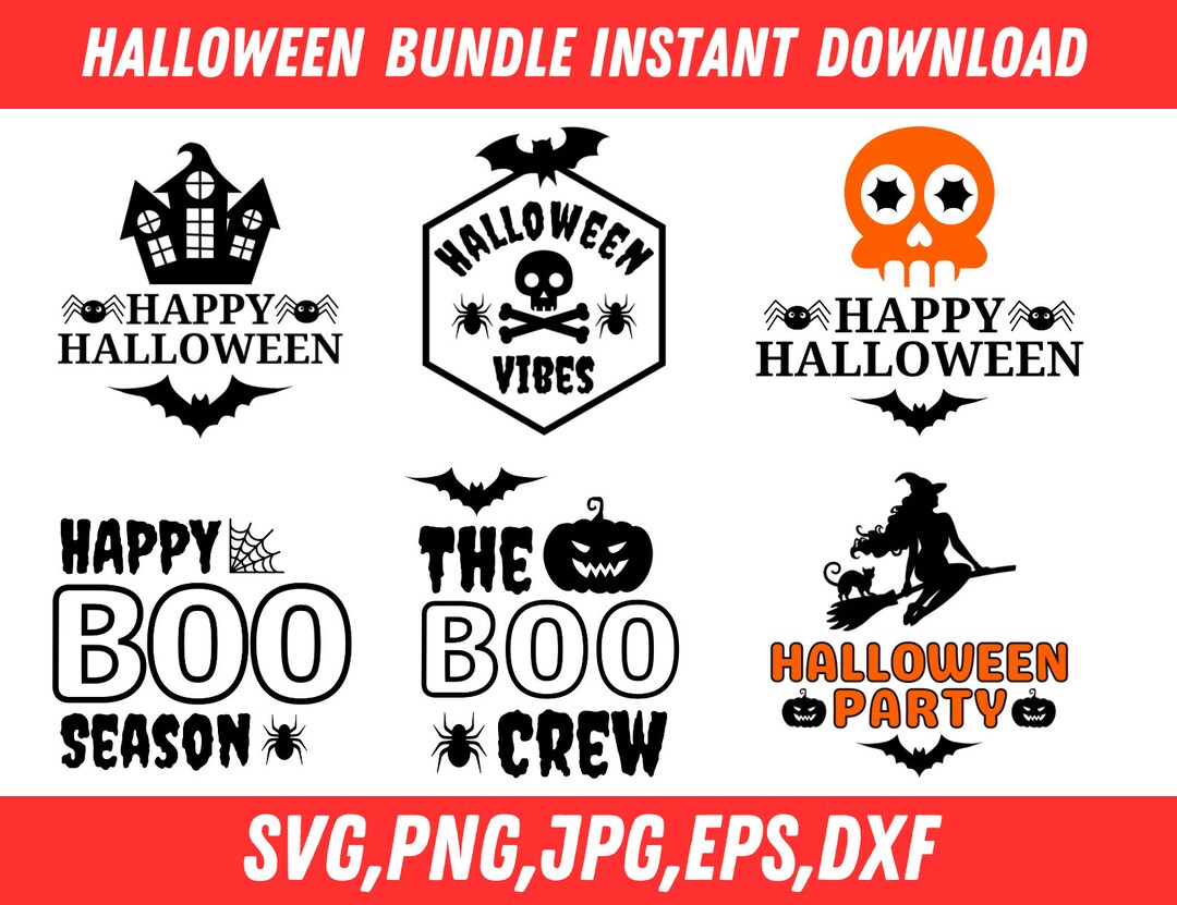 Halloween Svg Bundle, Cute Halloween Svgs, Hallloween Png Bundle ...