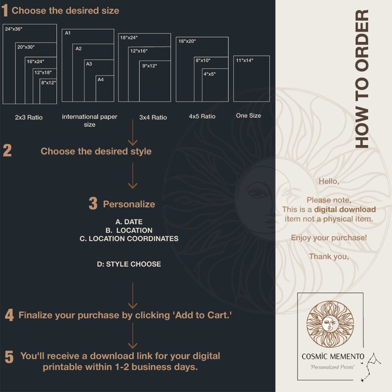 Custom Star Map With Solar System, Planet Alignments by Date, Night Sky ...
