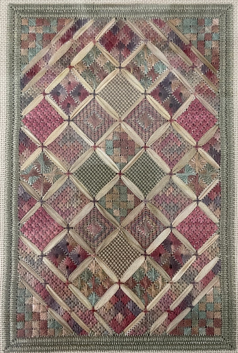 My Grandma's Quilt a Counted Embroidery Chart for 28 Ct Jobelan or ...