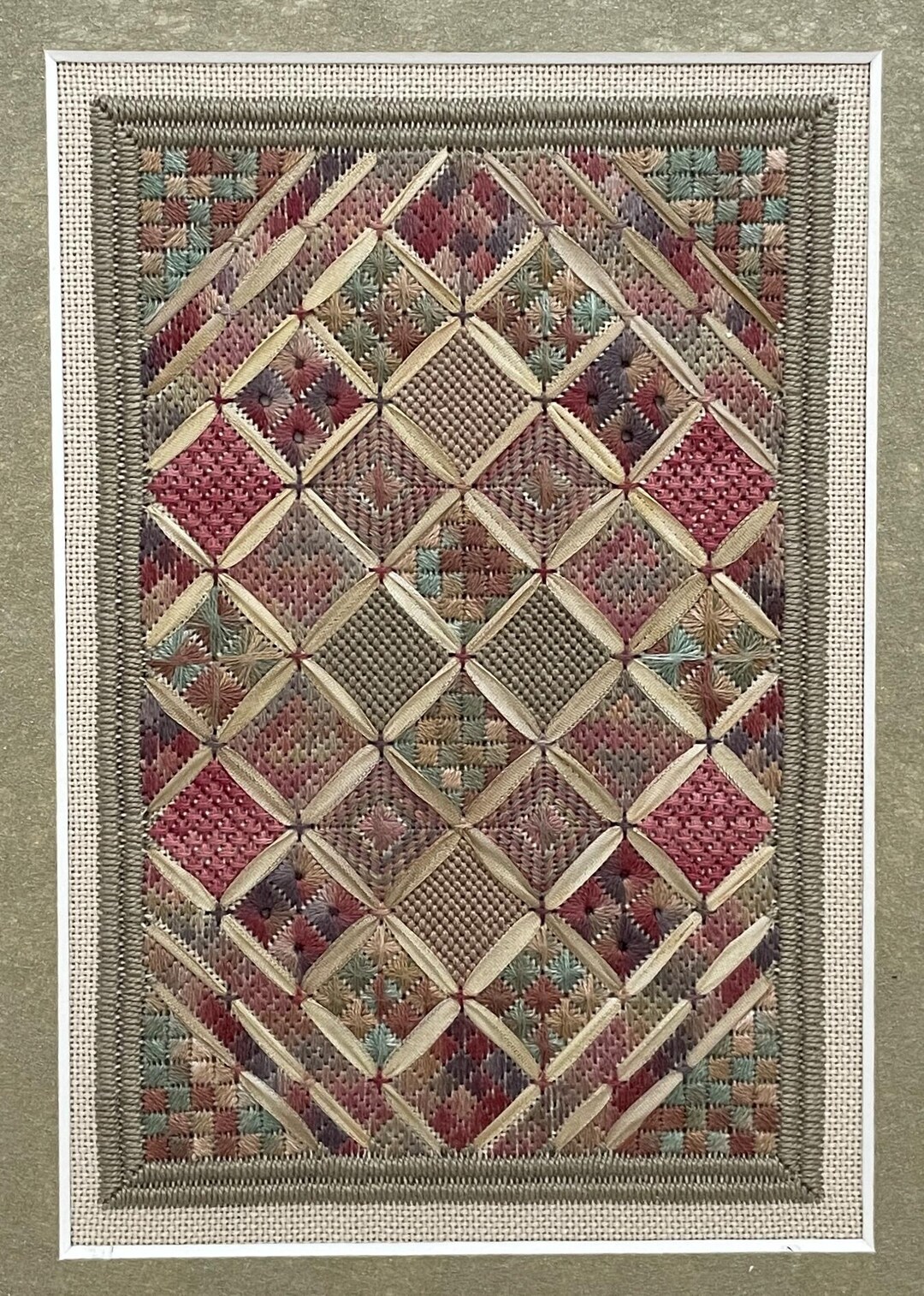 My Grandma's Quilt: Embroidery Chart, Counted Stitch (PDF File) - Etsy