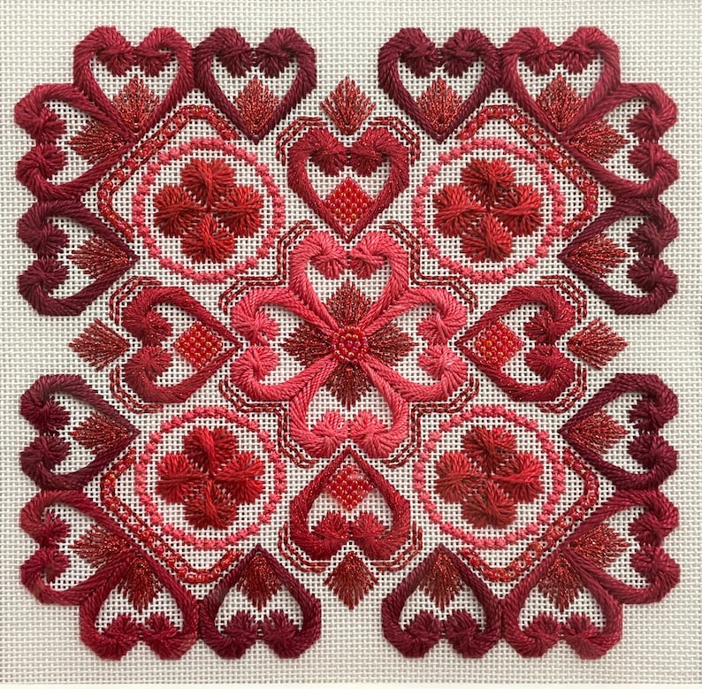 Have a Heart - a Needlepoint Chart for 18 Pt Canvas. Includes ...