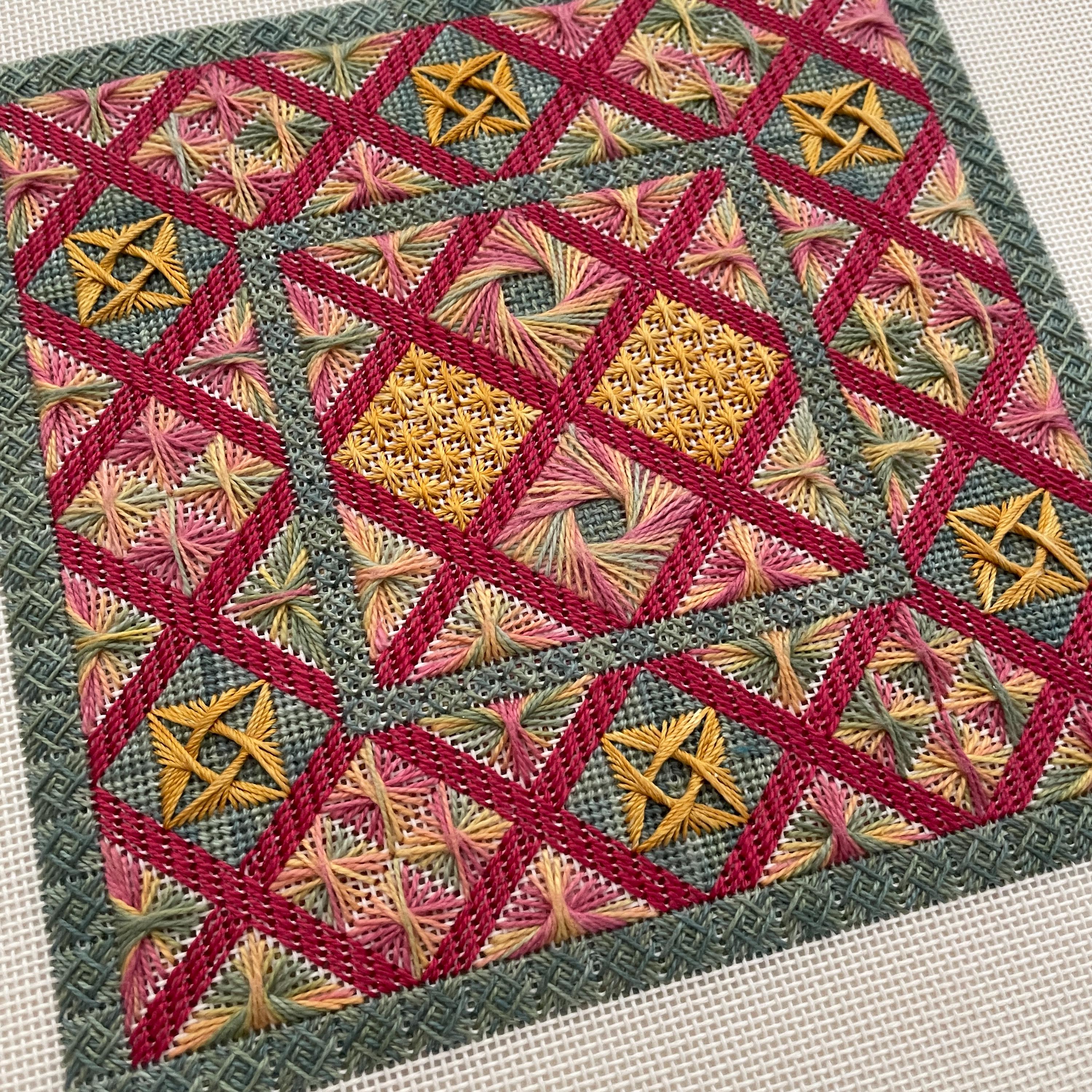Just Four Threads - a Needlepoint Chart for 18 Pt Canvas. Includes ...