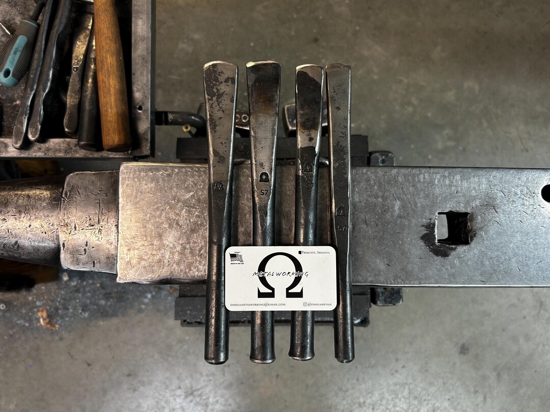 Blacksmith’s Hot/cold Cutting Chisel - Select Your Size - S7 Tool Steel ...