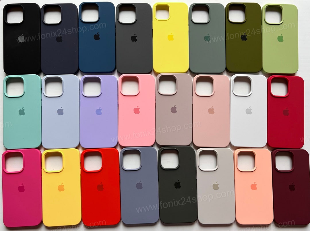 15 14 13 Pro Promax iPhone Cases Silicone Protective Covers for iPhone ...