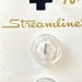 5/8" (15mm), Vintage Streamline Clear Buttons on Card, Fabric Arts ...