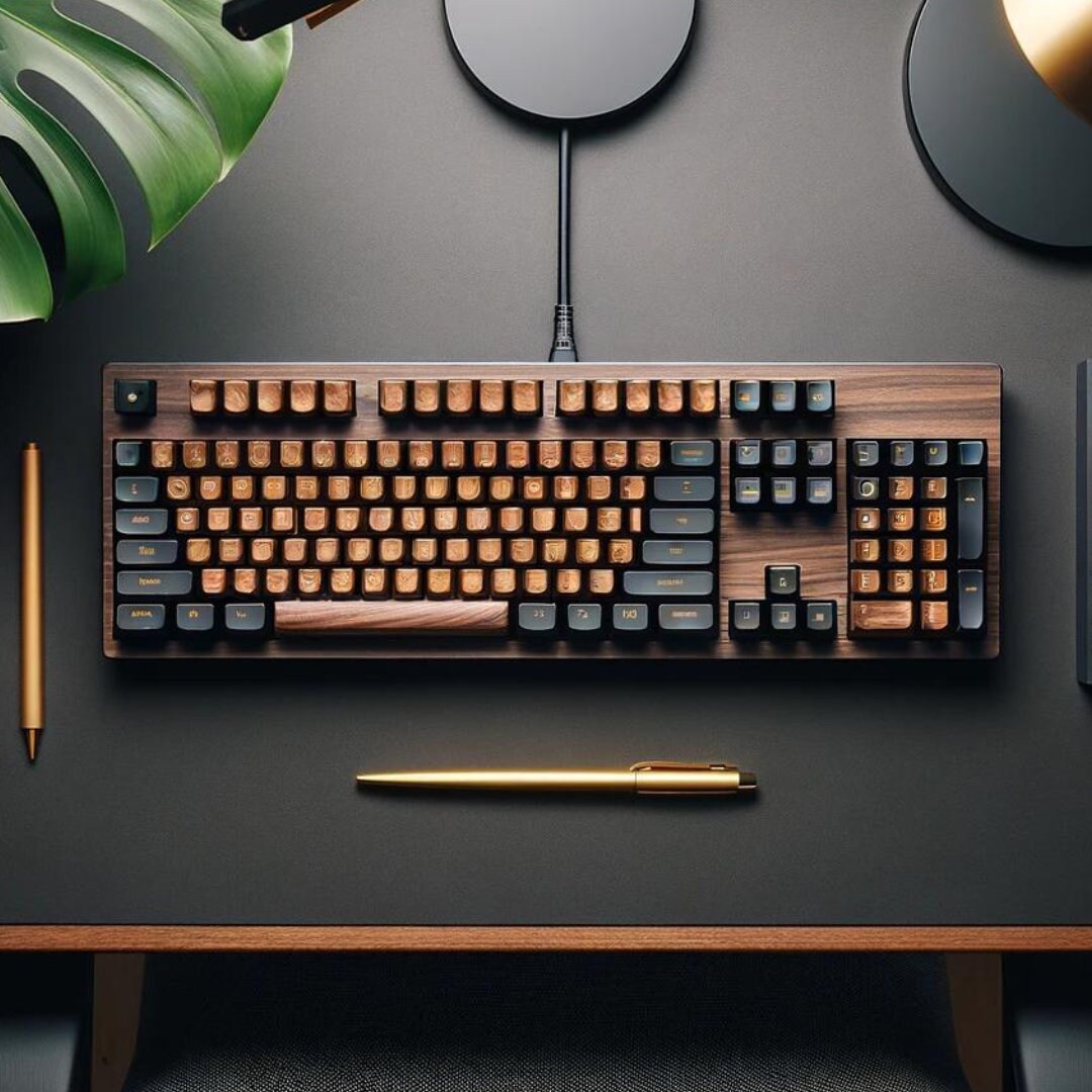 Wooden Keycaps for Wooden Keyboard Premium Custom Keycap Set, Anime ...