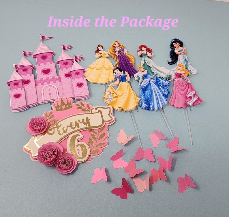 Princesses Cake Topper / Choose Your Princesses - Etsy