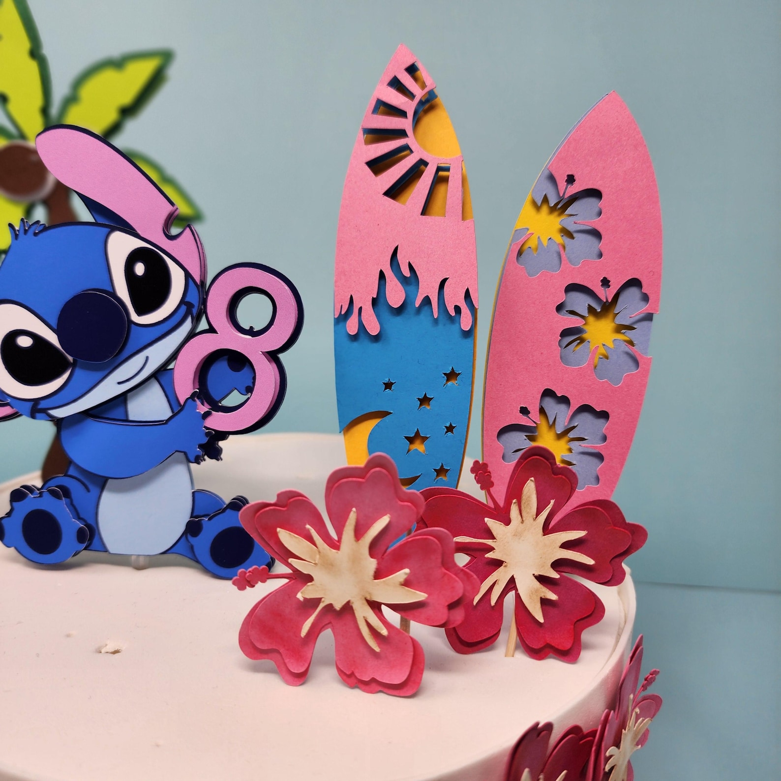 Stitch Cake Topper - Etsy