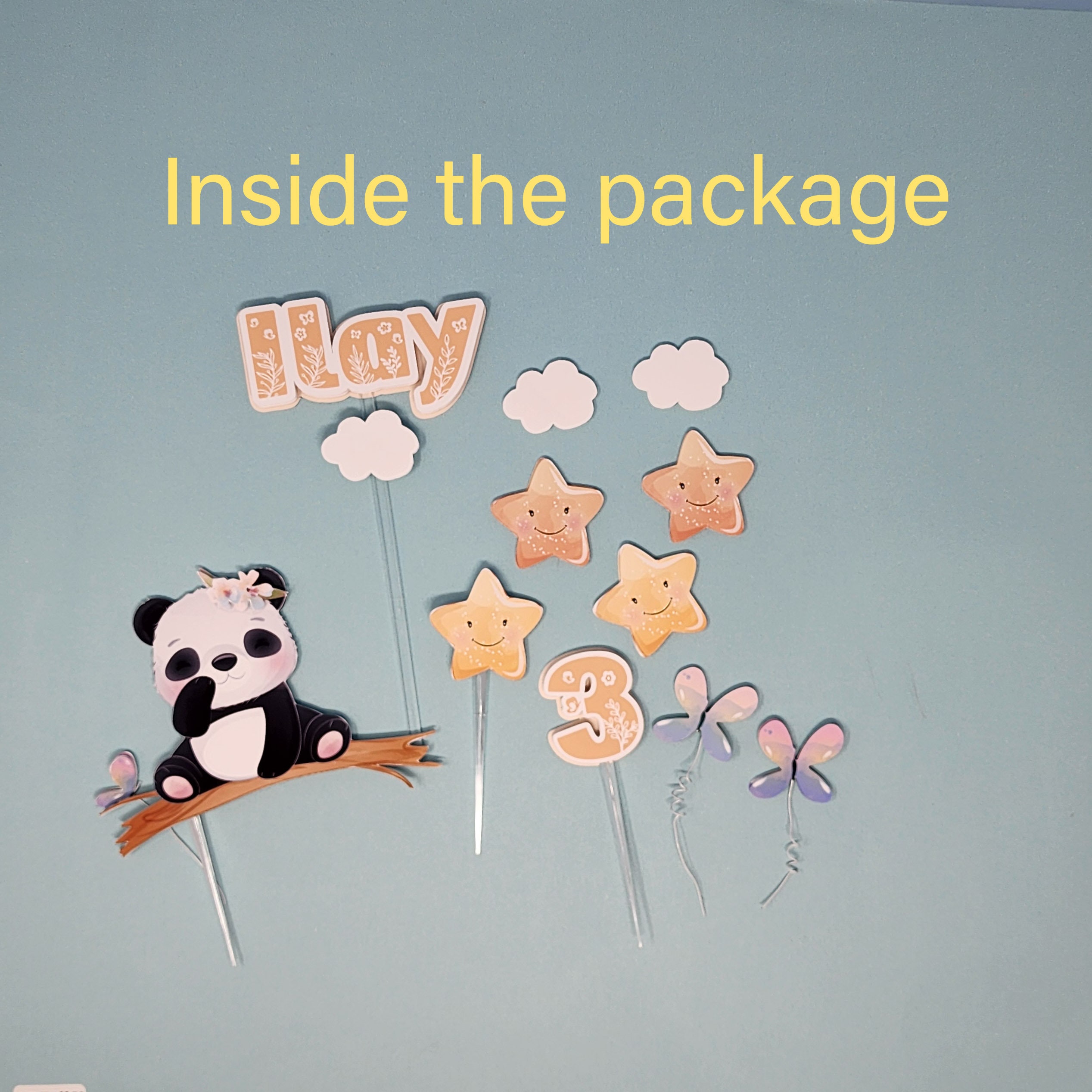 Panda Cake Topper / Panda Baby Shower - Etsy