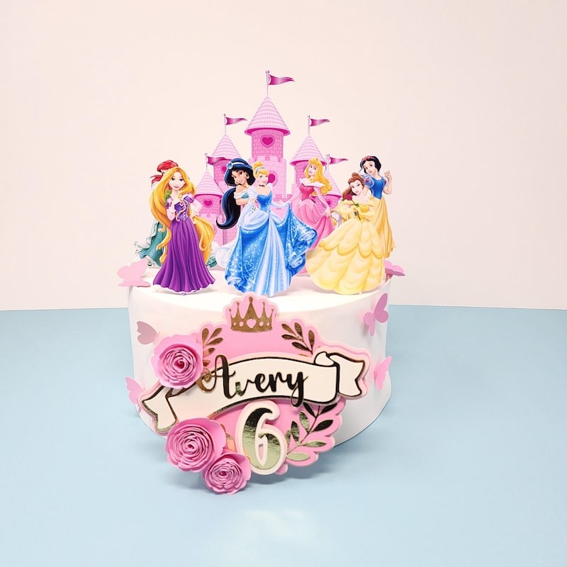 Princess Cake Toppers - Etsy