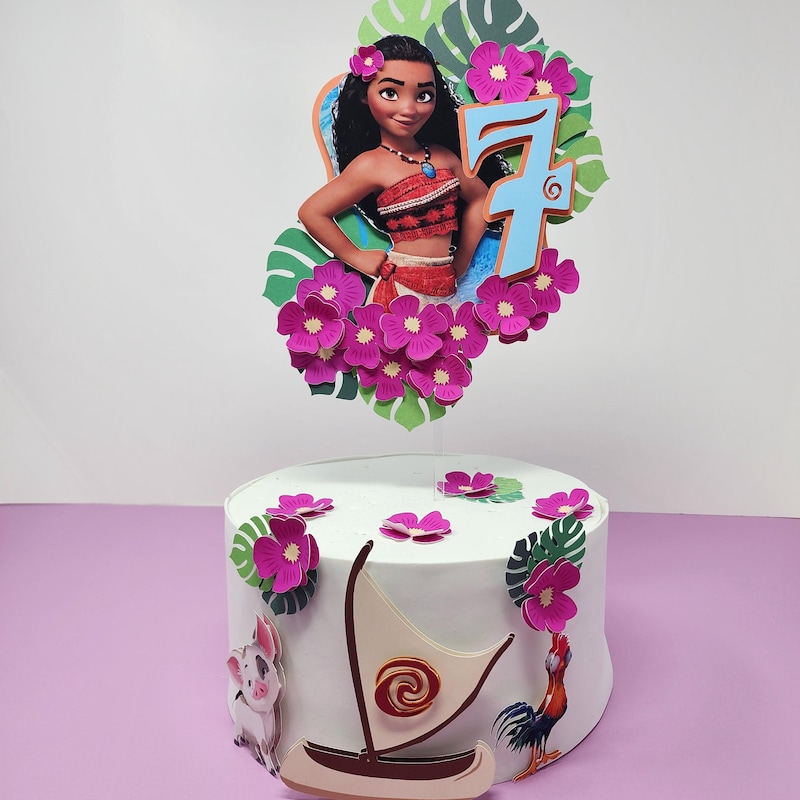 Moana Cake Topper - Etsy