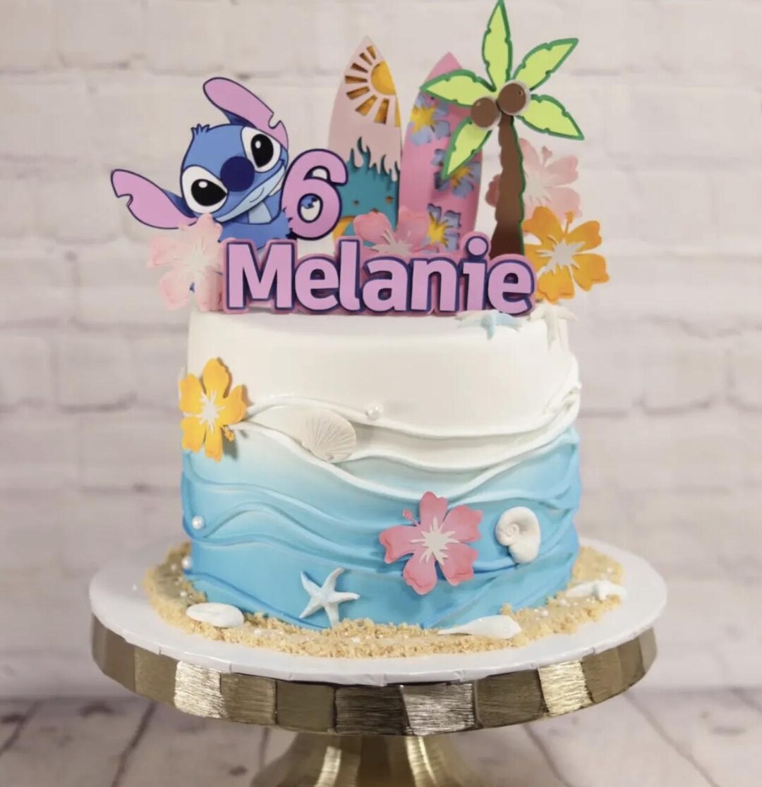 Stitch Cake Topper - Etsy