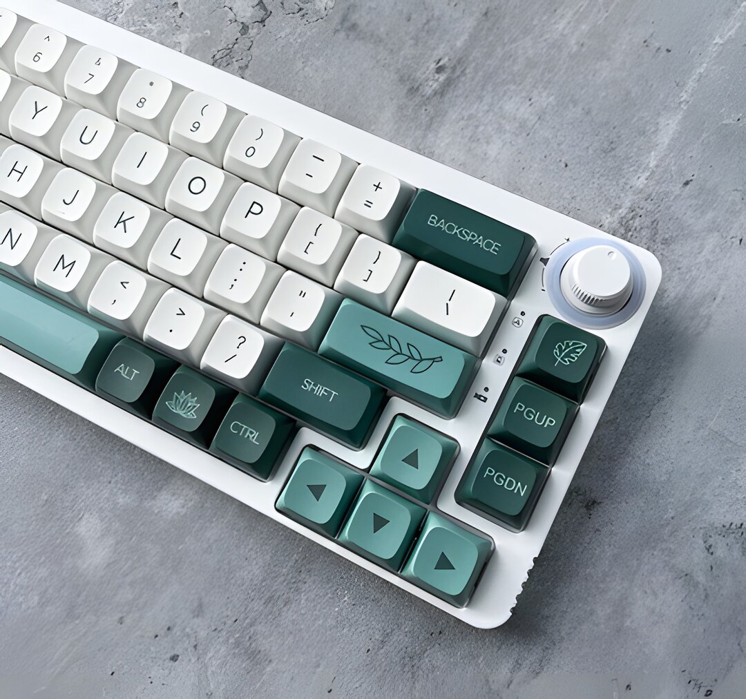 Botanical Garden Keycap Set, XDA Profile, PBT, Cherry MX Stem, Dye-sub ...