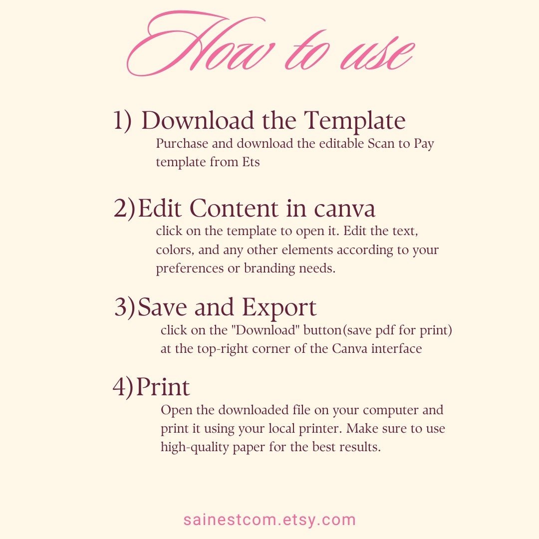 Payment Sign, Social Media Sign, Cash App Sign, Accept Payments, Scan ...