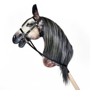 Realistic Hobby Horse, Dappled Brown Horse on a Stick, Perfect for ...