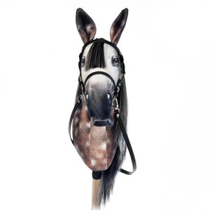 Realistic Hobby Horse, Dappled Brown Horse on a Stick, Perfect for ...
