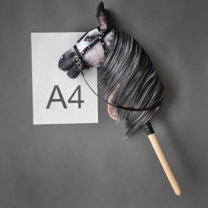 Realistic Hobby Horse, Dappled Brown Horse on a Stick, Perfect for ...