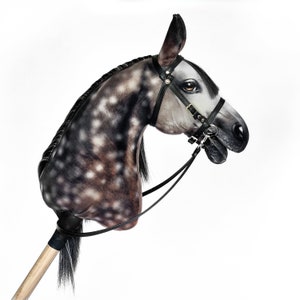 Realistic Hobby Horse, Dappled Brown Horse on a Stick, Perfect for ...