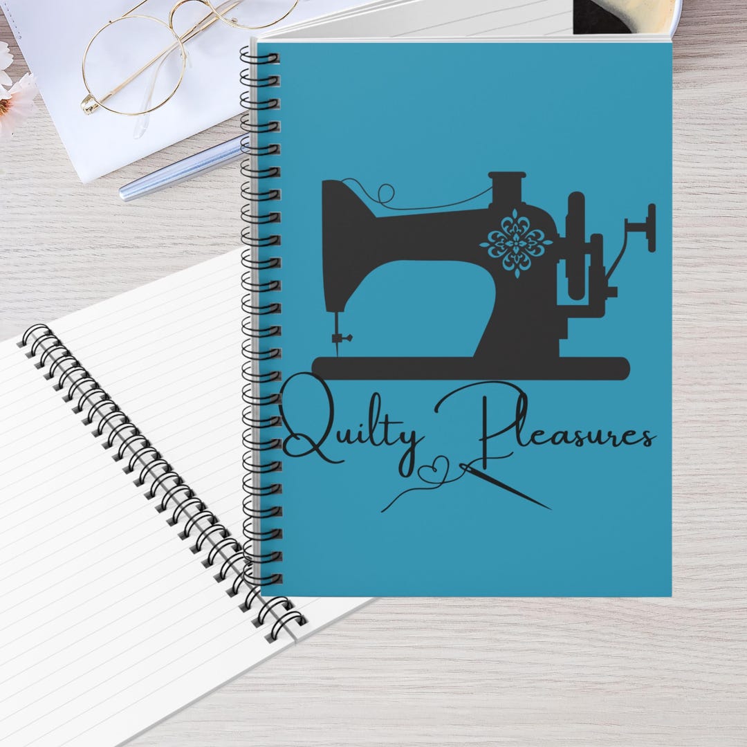Quilting Diary and Idea Keeper Notebook, Sewing Machine Journal, Craft ...