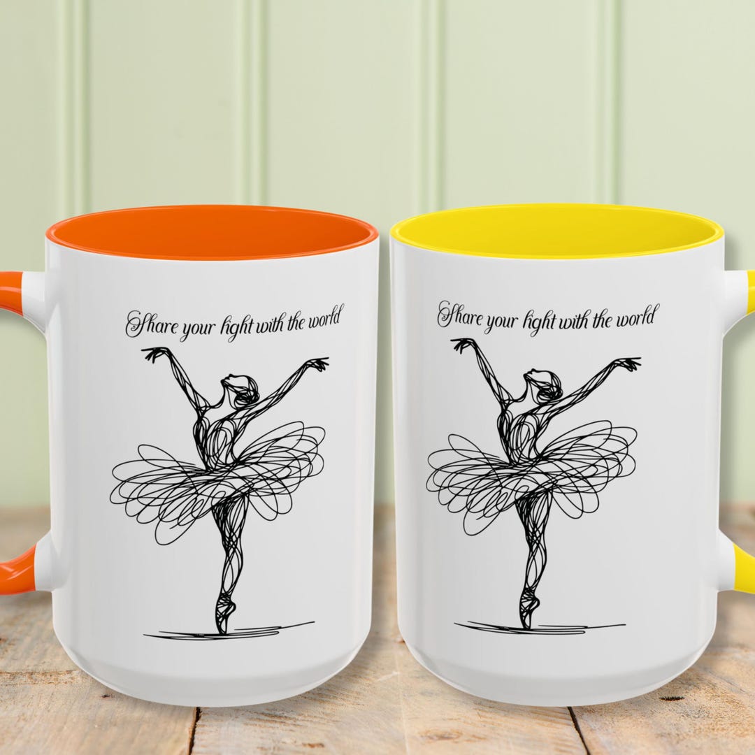 Ballerina Mug Dance Teacher, Thank You Cup, Recital Gifts, Creative ...