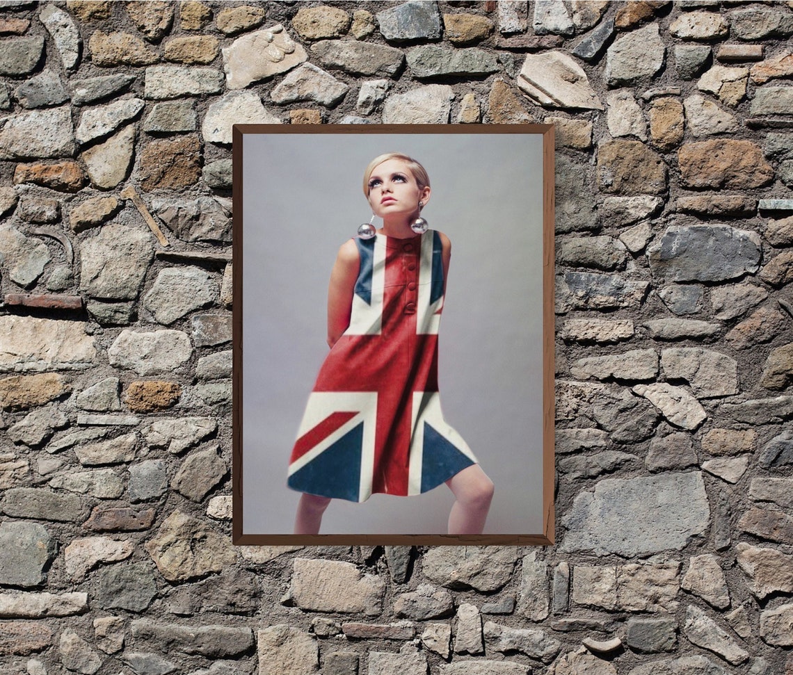 Twiggy Print Twiggy Poster Celebrity Pop Art Celebrity, British, Iconic ...