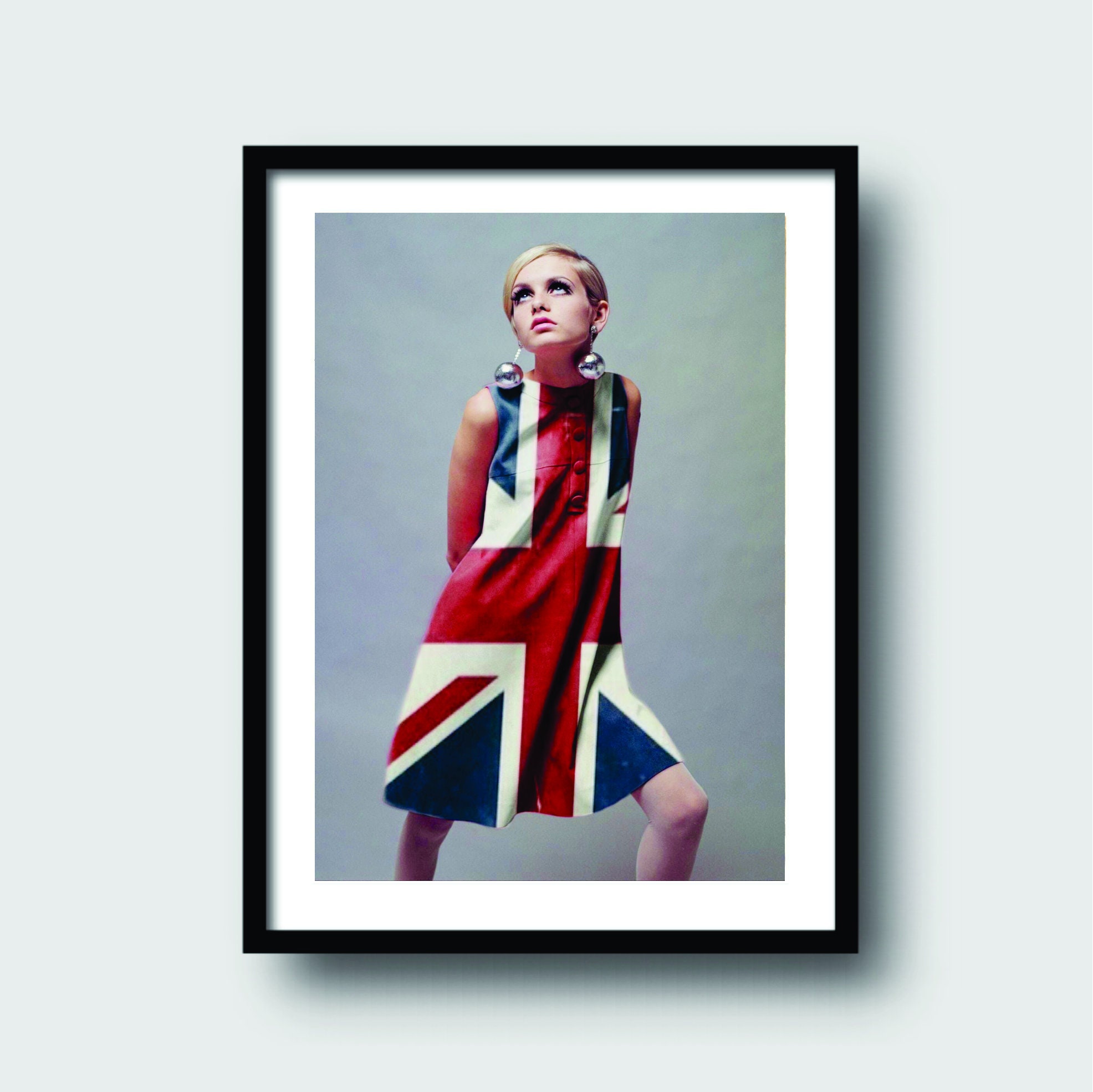 Twiggy Print - Twiggy Poster Celebrity - Pop Art Celebrity, British ...