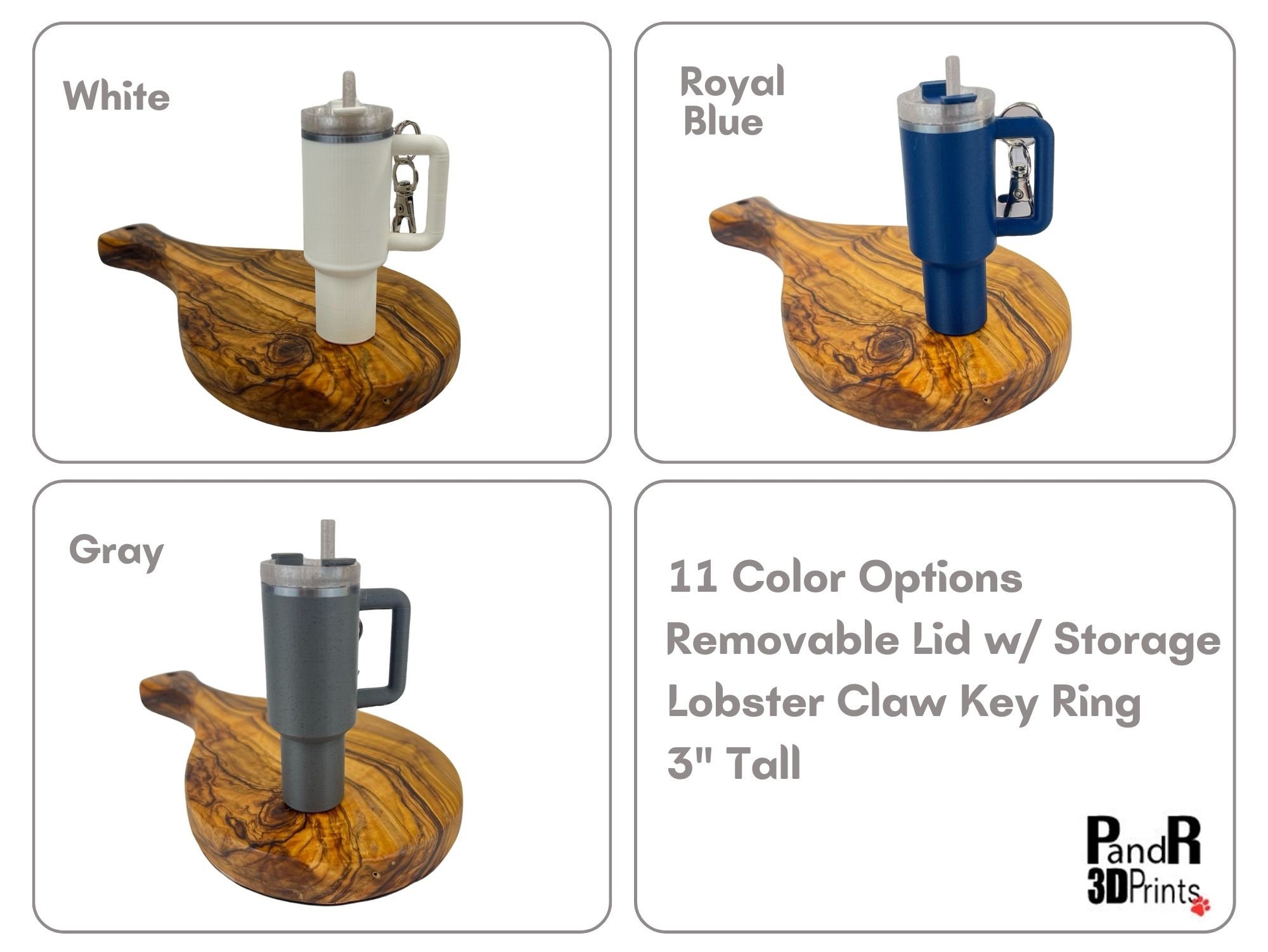 Stanley Inspired Mini Tumbler Keychains Tumbler With Removable Lid and ...
