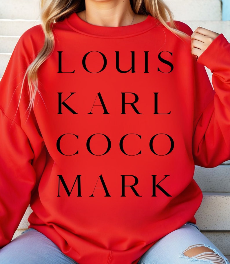 Damen Sweatshirt Louis Karl Coco Mark - Etsy