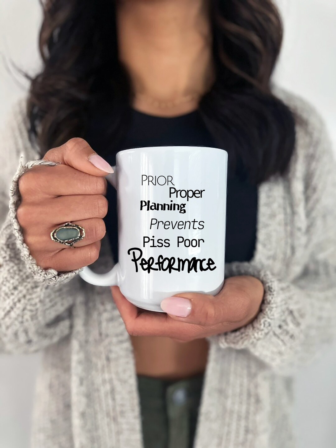 Inspirational Mug 7ps of Success Funny Mug Prior Proper Planning ...