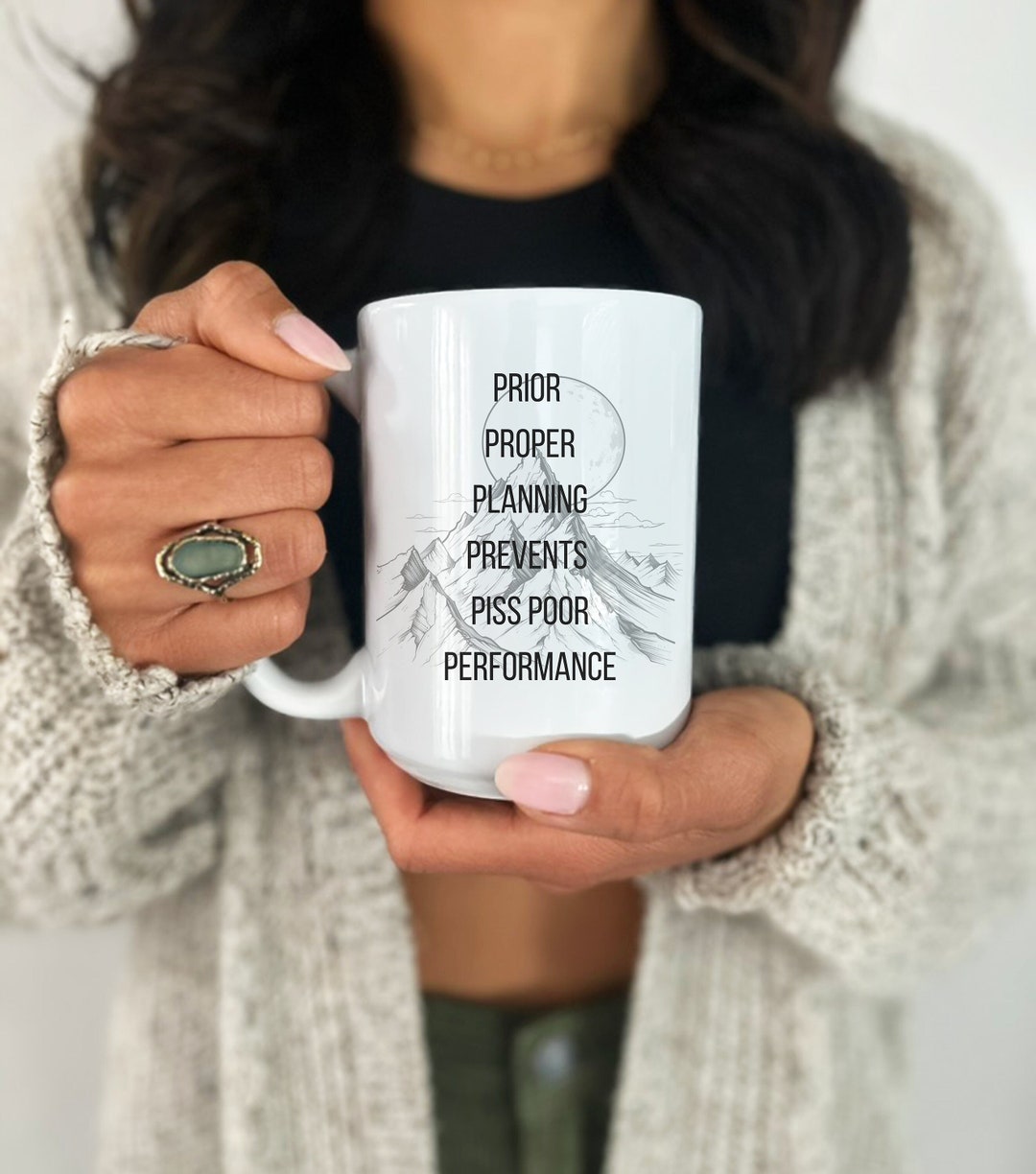Prior Proper Planning Prevents Piss Poor Performance, Inspirational Mug ...