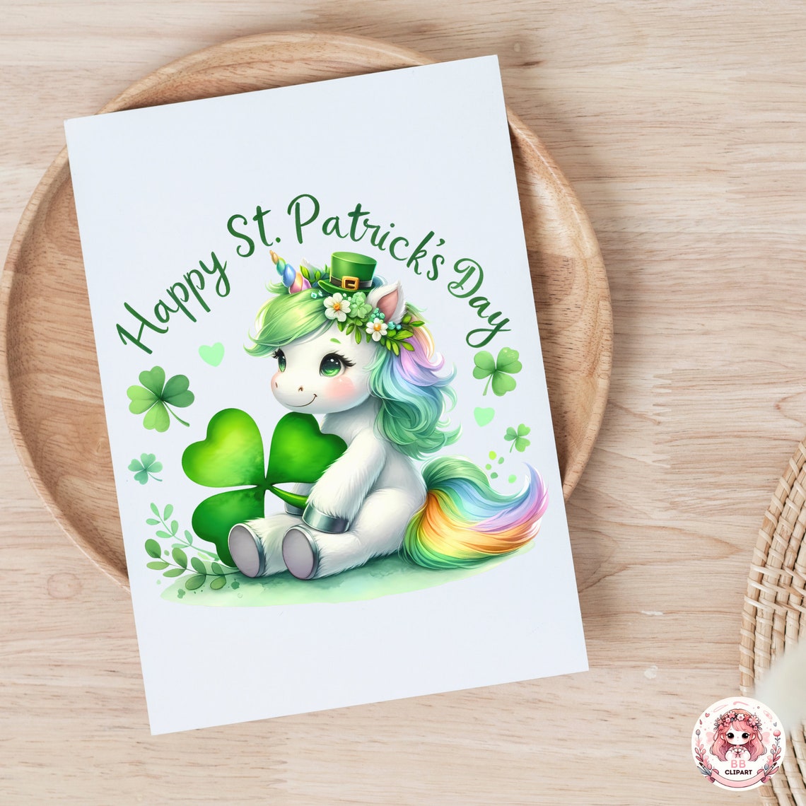 Unicorn Watercolor Clipart, St Patricks Unicorn, Cute Unicorn Png, Baby ...