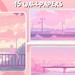 Lo-fi Pastel Train Pink Wallpapers Anime Cute Kawaii Aesthetic Desktop ...