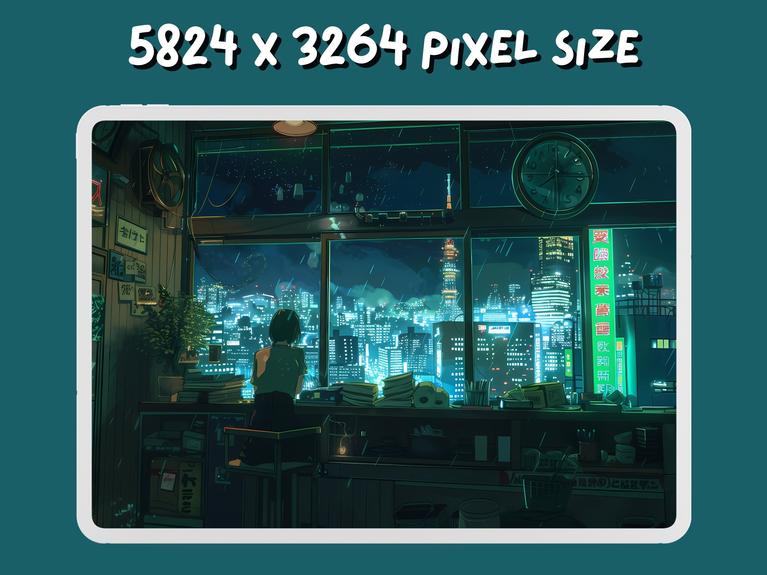 Lofi Green World Retro Wallpapers Whimsical Aesthetic Anime Desktop ...