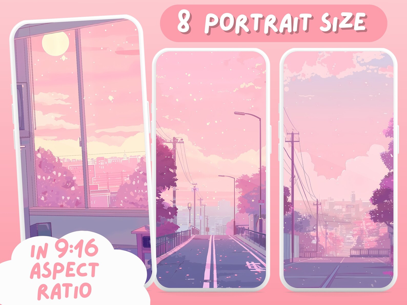 Lo-fi Pastel Train Pink Wallpapers Anime Cute Kawaii Aesthetic Desktop ...