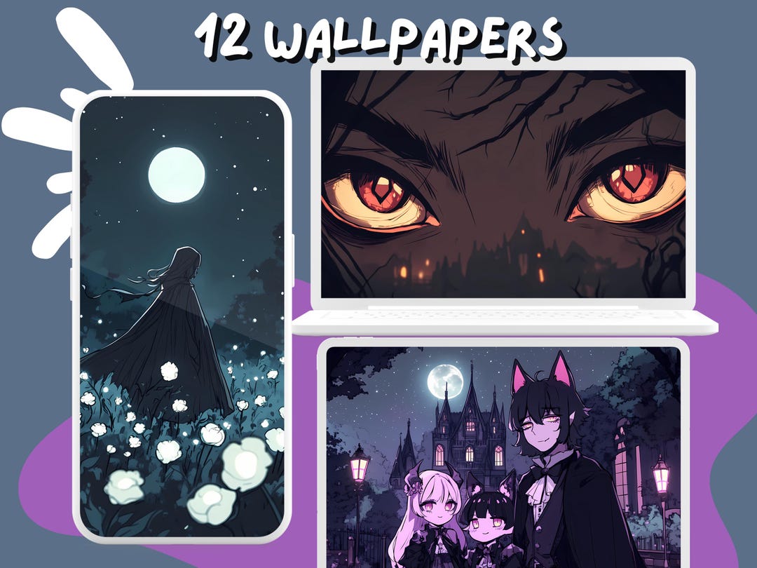 Vampire Lord Wallpapers Aesthetic Halloween Wallpapers Gothic Bat ...