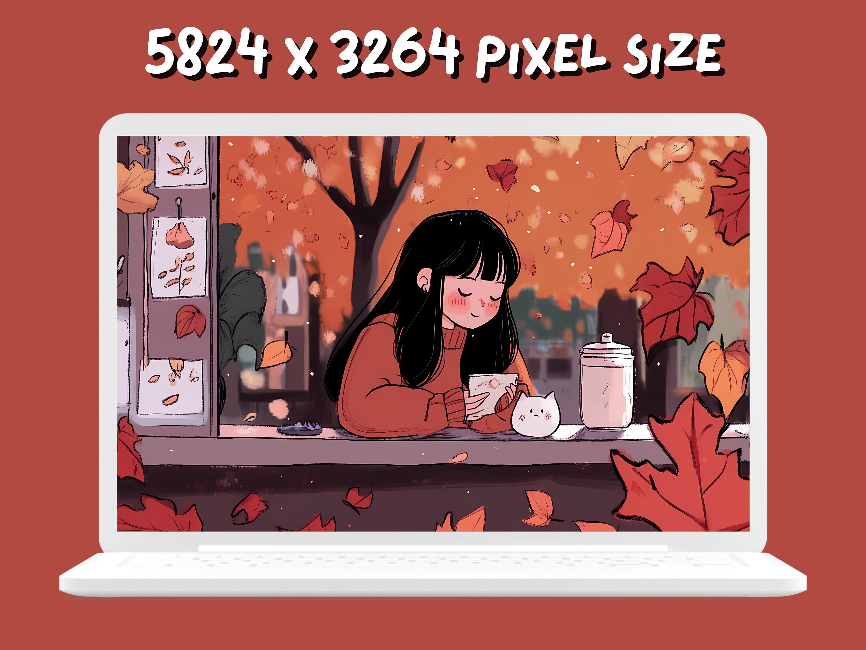 Cozy Autumn Girlie Wallpapers Cute Pumpkin Wallpapers Lofi Halloween ...