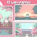 Lofi Green World Retro Wallpapers Whimsical Aesthetic Anime Desktop ...