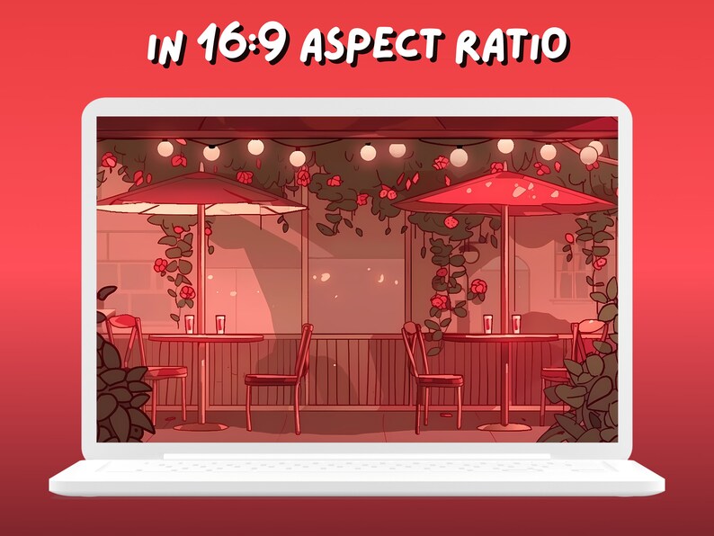 Lofi Red Romanticism Wallpapers Digital Art Aesthetic Anime Desktop ...