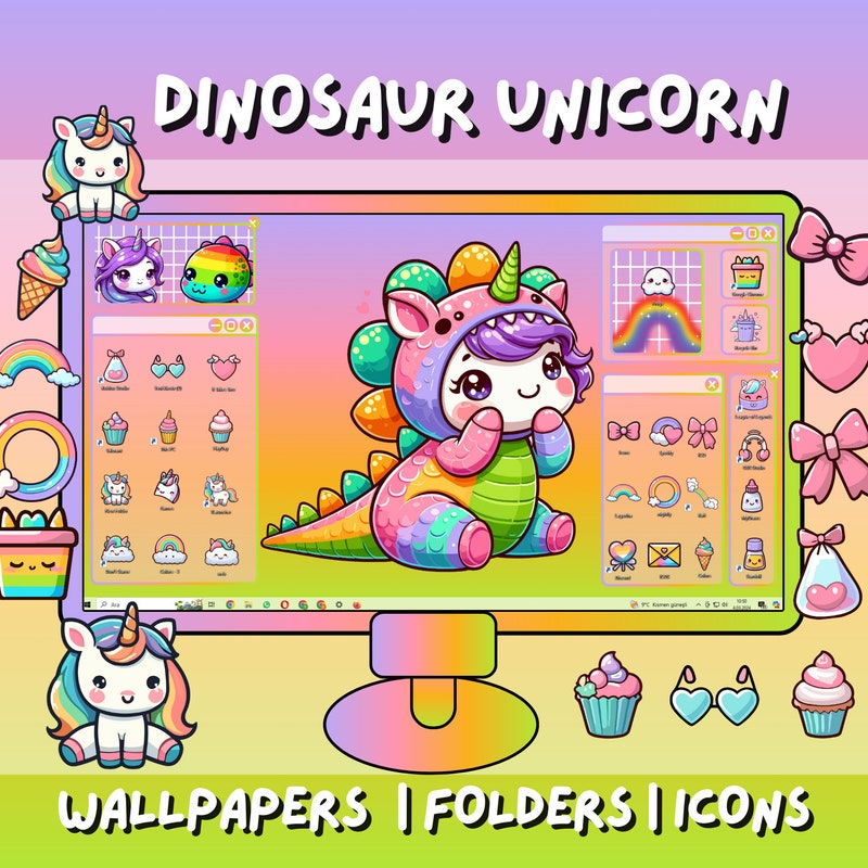 Unicorn Wallpaper - Etsy