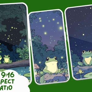Dark Night Frog Wallpapers Aesthetic Pastel Whimsical Wallpapers ...