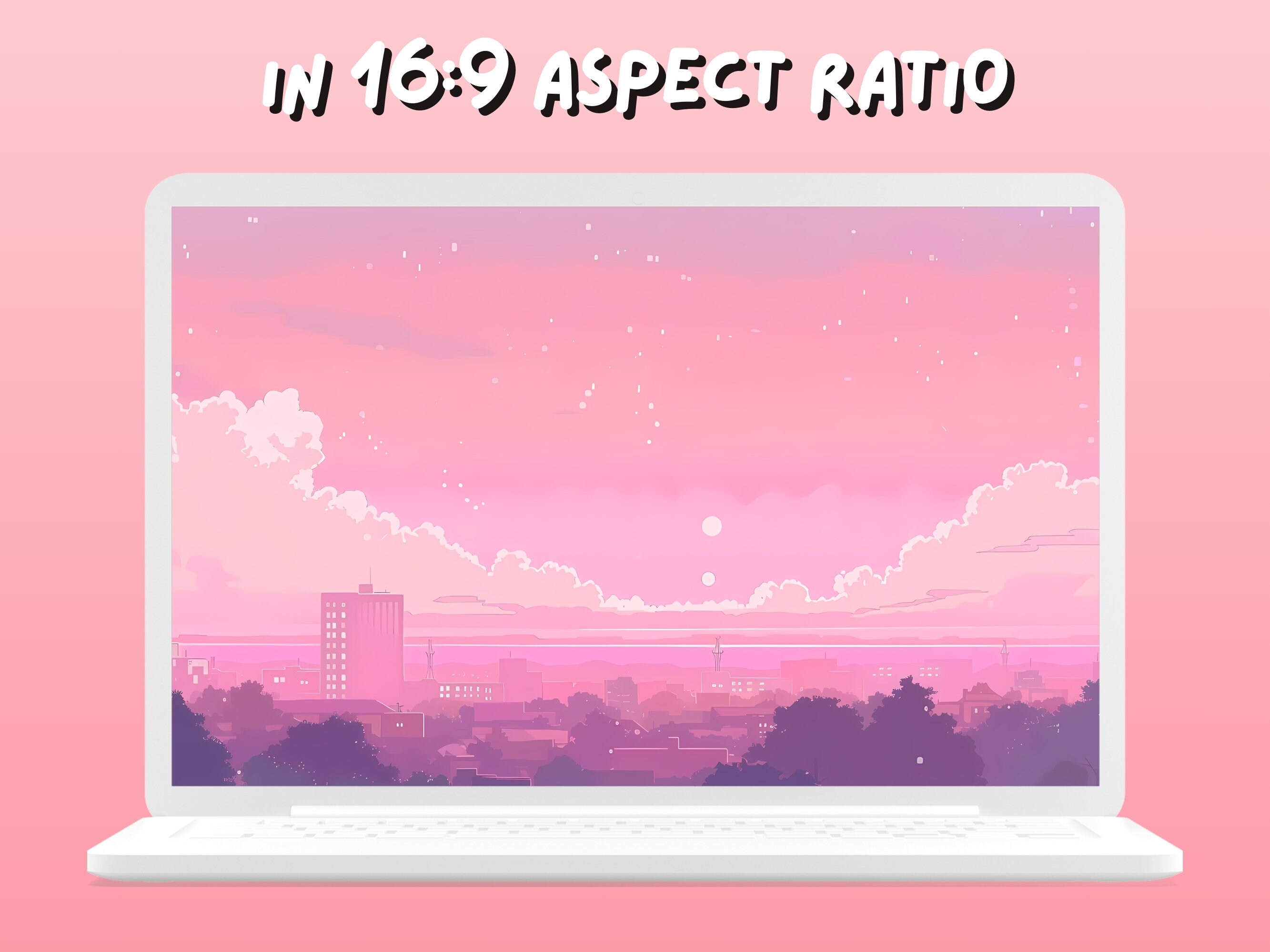 Lo-fi Pastel Train Pink Wallpapers Anime Cute Kawaii Aesthetic Desktop ...
