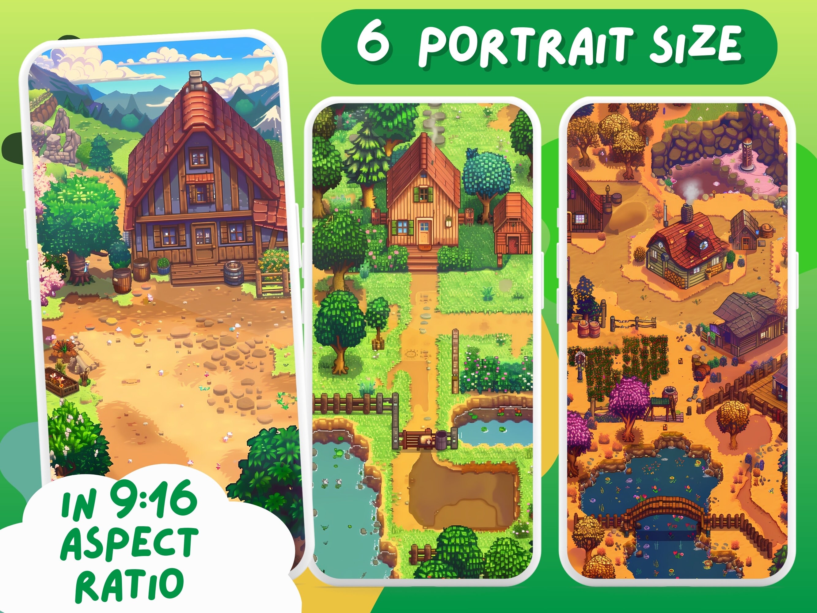 Stardew Valley Inspired Aesthetic Wallpapers Whimsical Pixel Art Farm ...